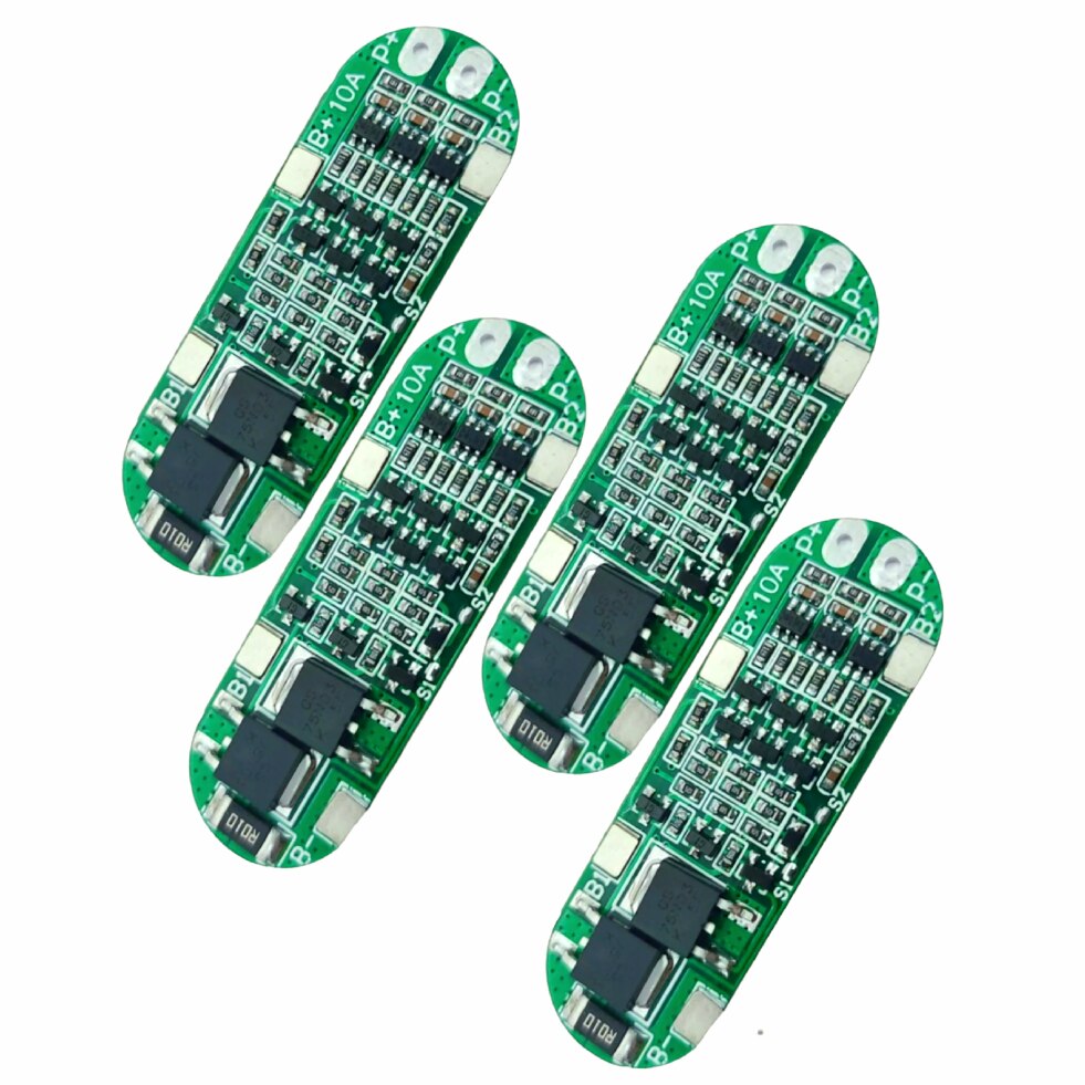 Set 4 module cu protectie incarcare BMS, 3S, 10A, cu protectie ...