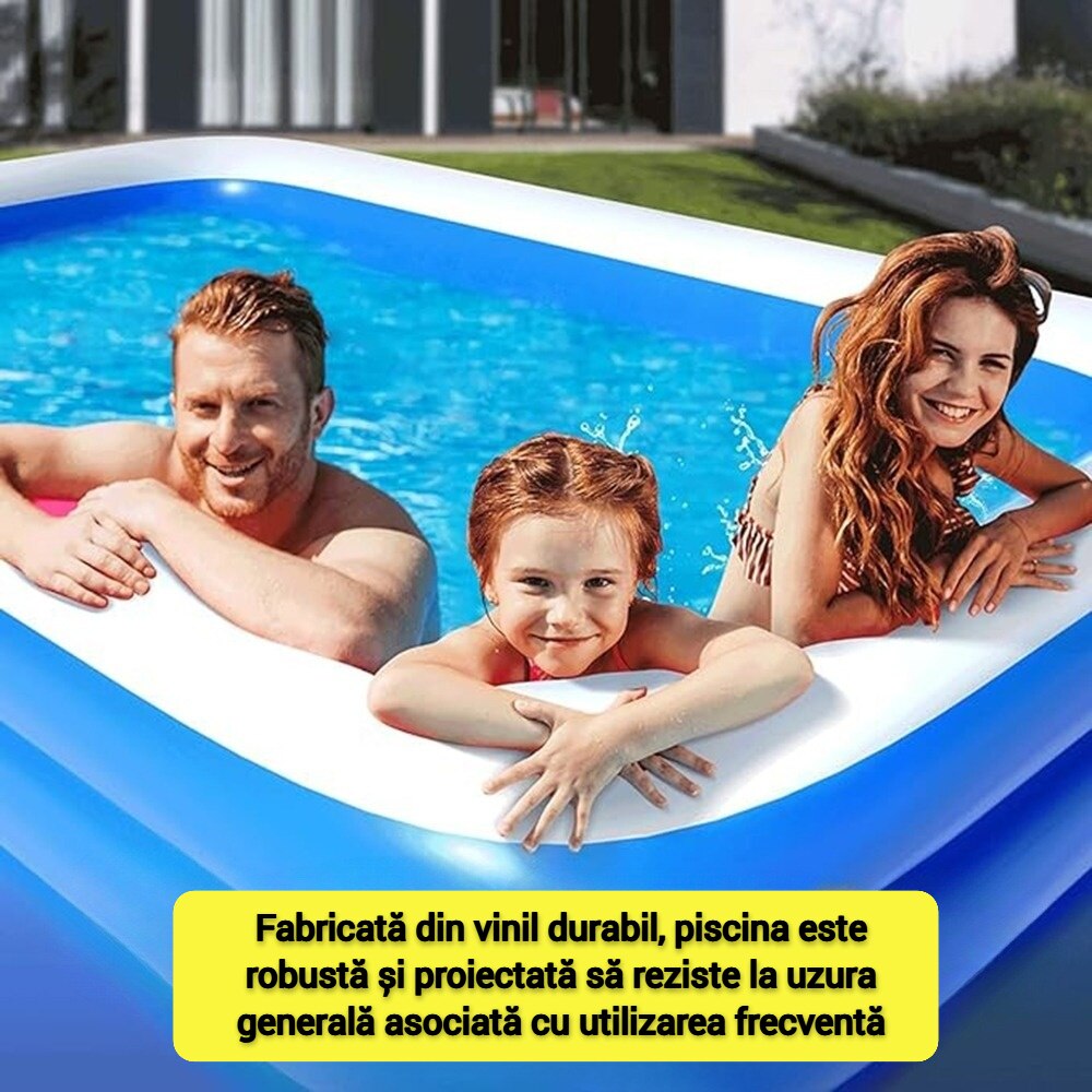 Piscina Gonflabila SIKS Pentru Adulti XXL, De Exterior / Gradina, Model ...