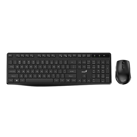 Tastatura si mouse Genius (31340017405) fara fir, butoane multimedia ...