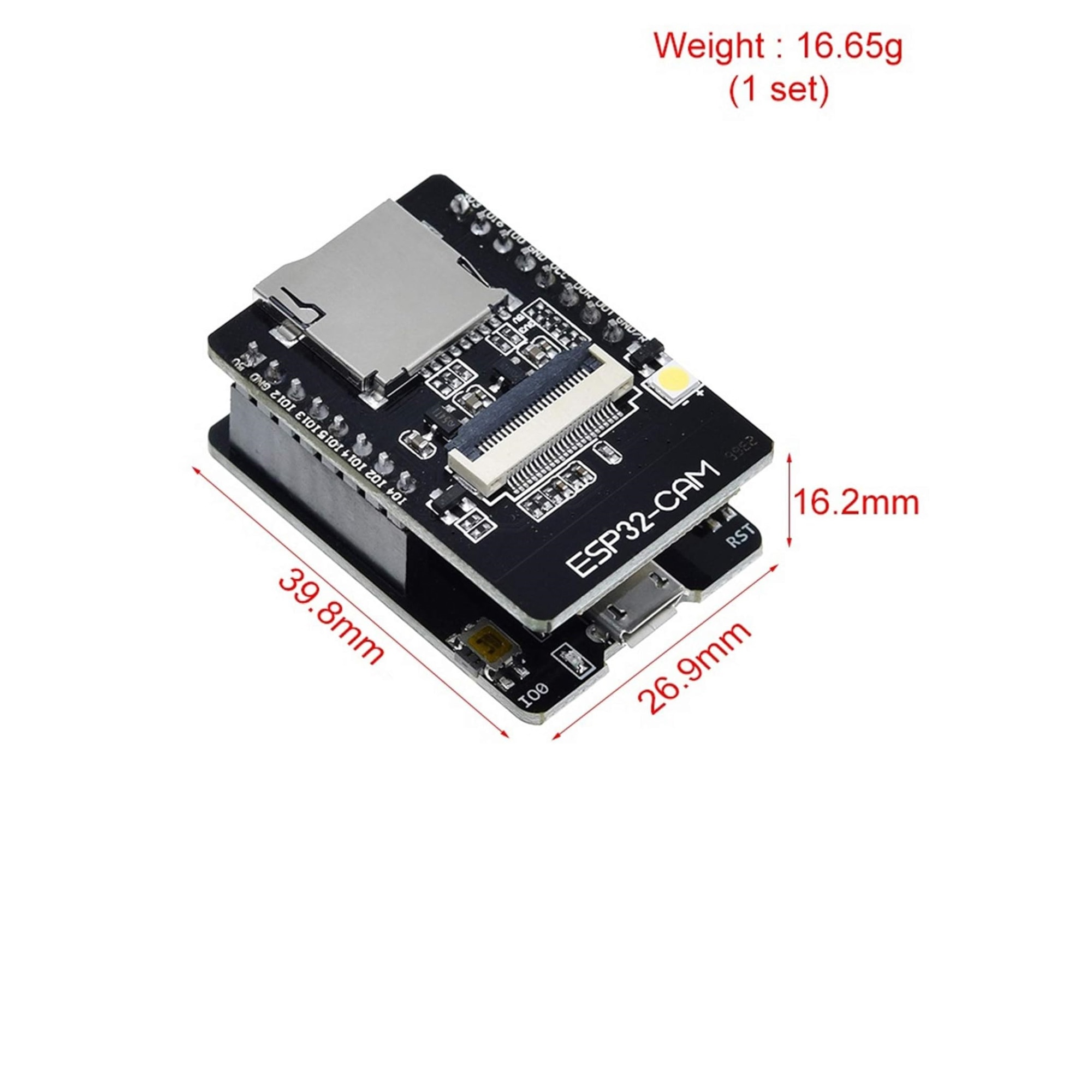 Placa WiFi Bluetooth XTVTX, ESP32-CAM, micro USB la port serial ESP32 ...
