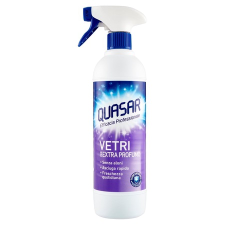 Solutie Curatare Geamuri cu Extra Parfum Quasar, 580 ml - eMAG.ro