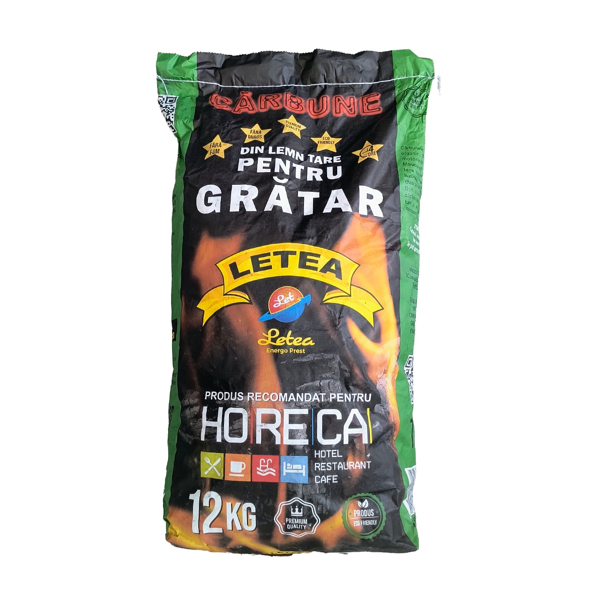 Carbuni gratar Letea Profesional, sac 12 kg - eMAG.ro