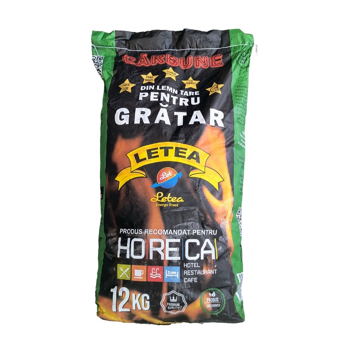 Carbuni gratar Letea Profesional, sac 12 kg - eMAG.ro
