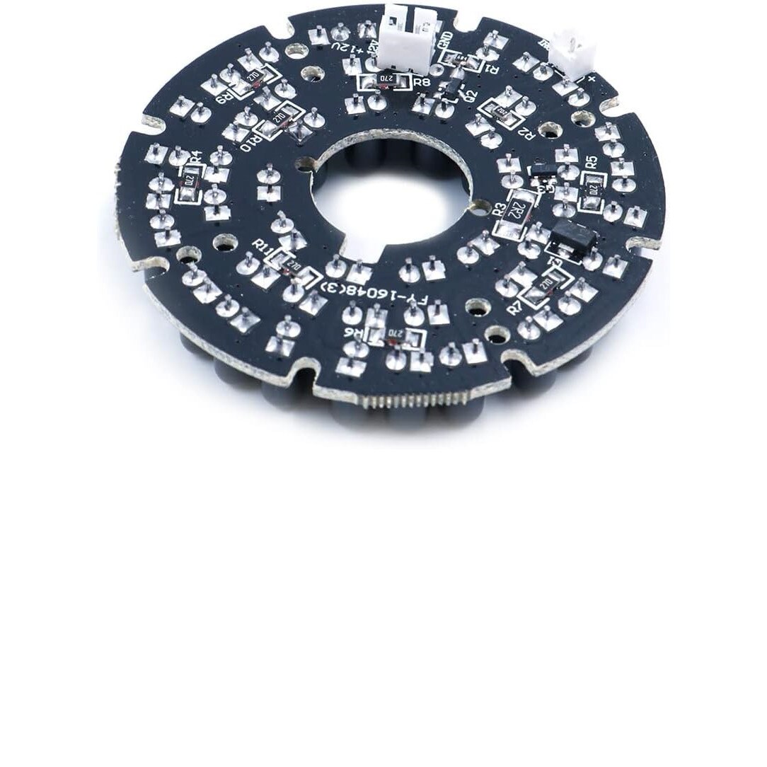 Placa LED cu infrarosu CENPEK, 940nm, 48 LED-uri IR invizibile pe timp ...