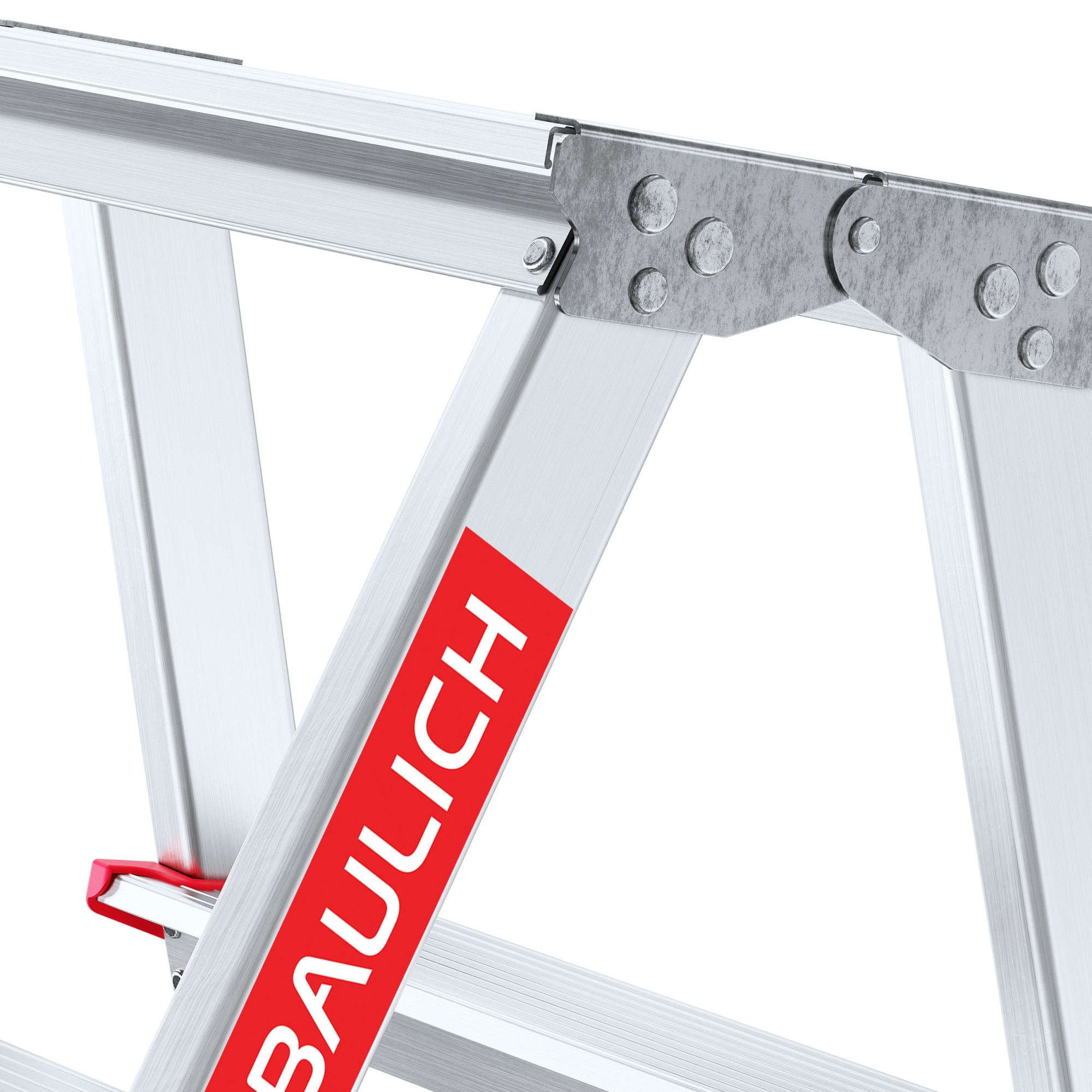 Scara pliabila din aluminiu, Baulich, Home, 2 tronsoane, 5 trepte, max ...