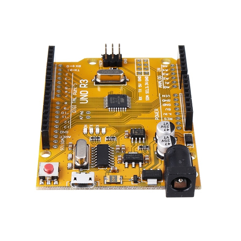 Placa de dezvoltare Arduino UNO R3 cu ATmega328P CH340G - eMAG.ro