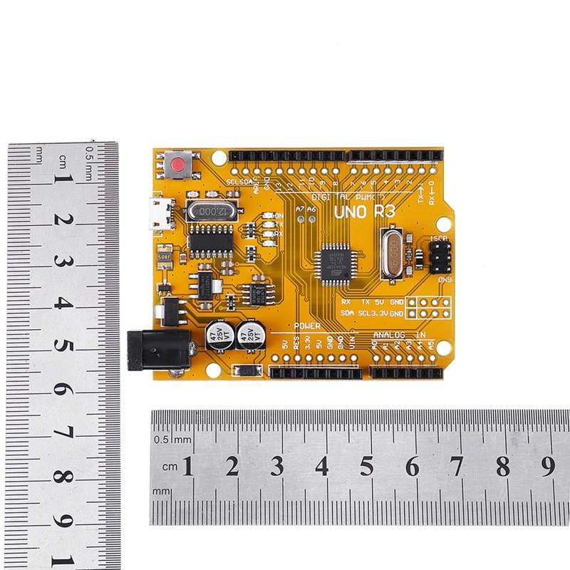 Placa de dezvoltare Arduino UNO R3 cu ATmega328P CH340G - eMAG.ro