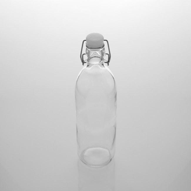 Sticla de Apa cu Dop, Transparenta, 1L - eMAG.ro