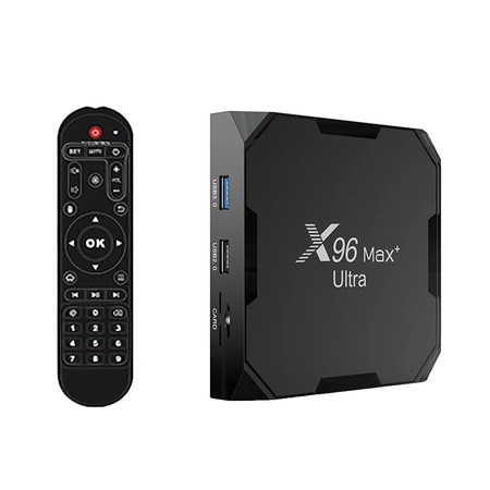 Mediaplayer Android, X96 MAX Plus, 8K, 4GB RAM, 64GB, negru - eMAG.ro