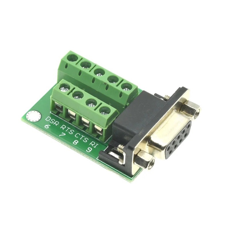 Terminal adaptor serial RS232 la DB9, Conector mama - eMAG.ro