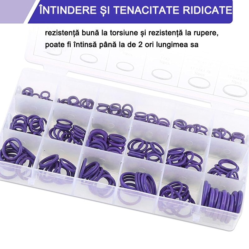 Trusa O-ring, 270 buc, Rqiurpn, pentru din etansare, aer conditionat ...