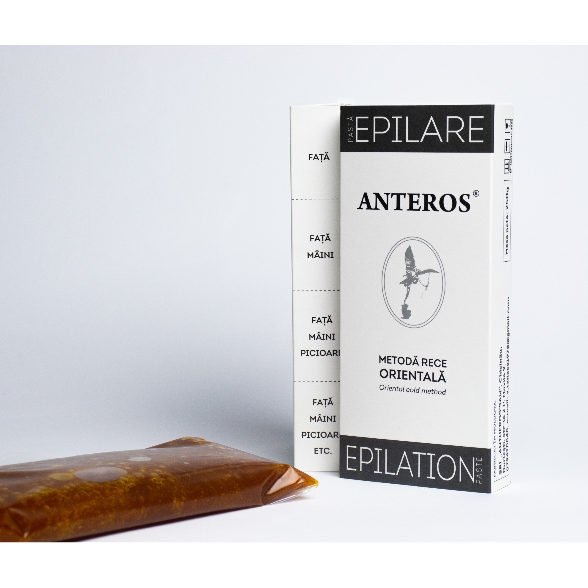 Pasta Epilare, Anteros, Metoda Rece Orientala, 250 gr - eMAG.ro