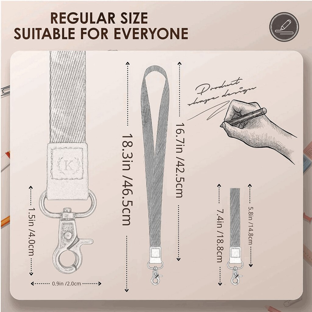 Set 2 Snururi pentru telefon, insigna de identitate, suport card ...