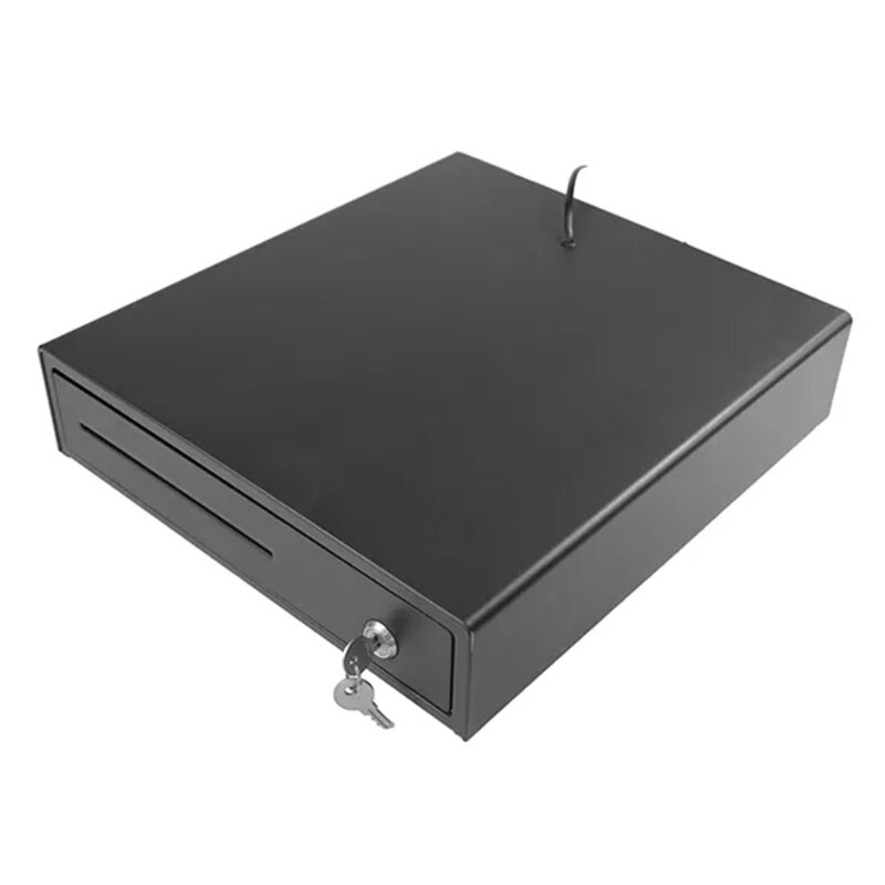 Sertar de bani ACD-335, 4 Bancnote/8 Monede, 6V, negru - eMAG.ro
