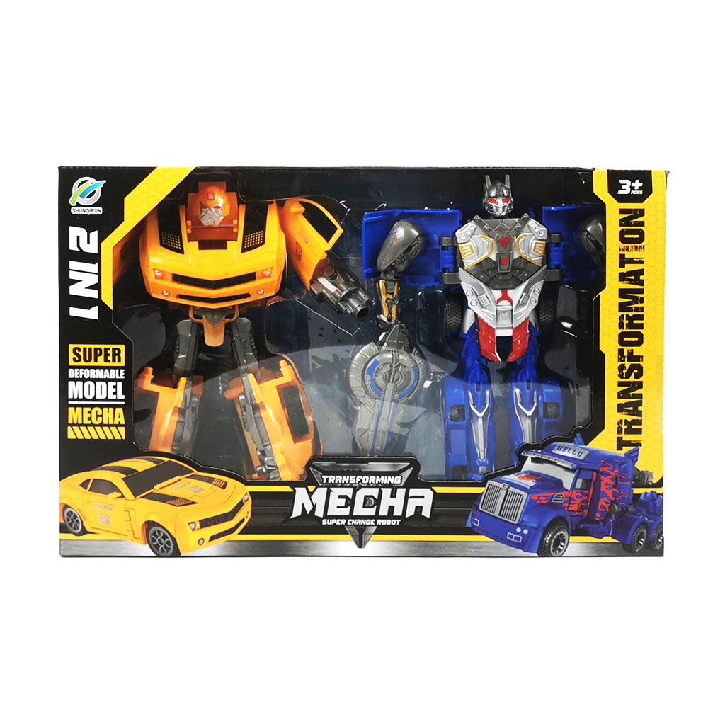 Set de roboti Transformers, Optimus prime si Bumblebee, 2 in 1 - eMAG.ro