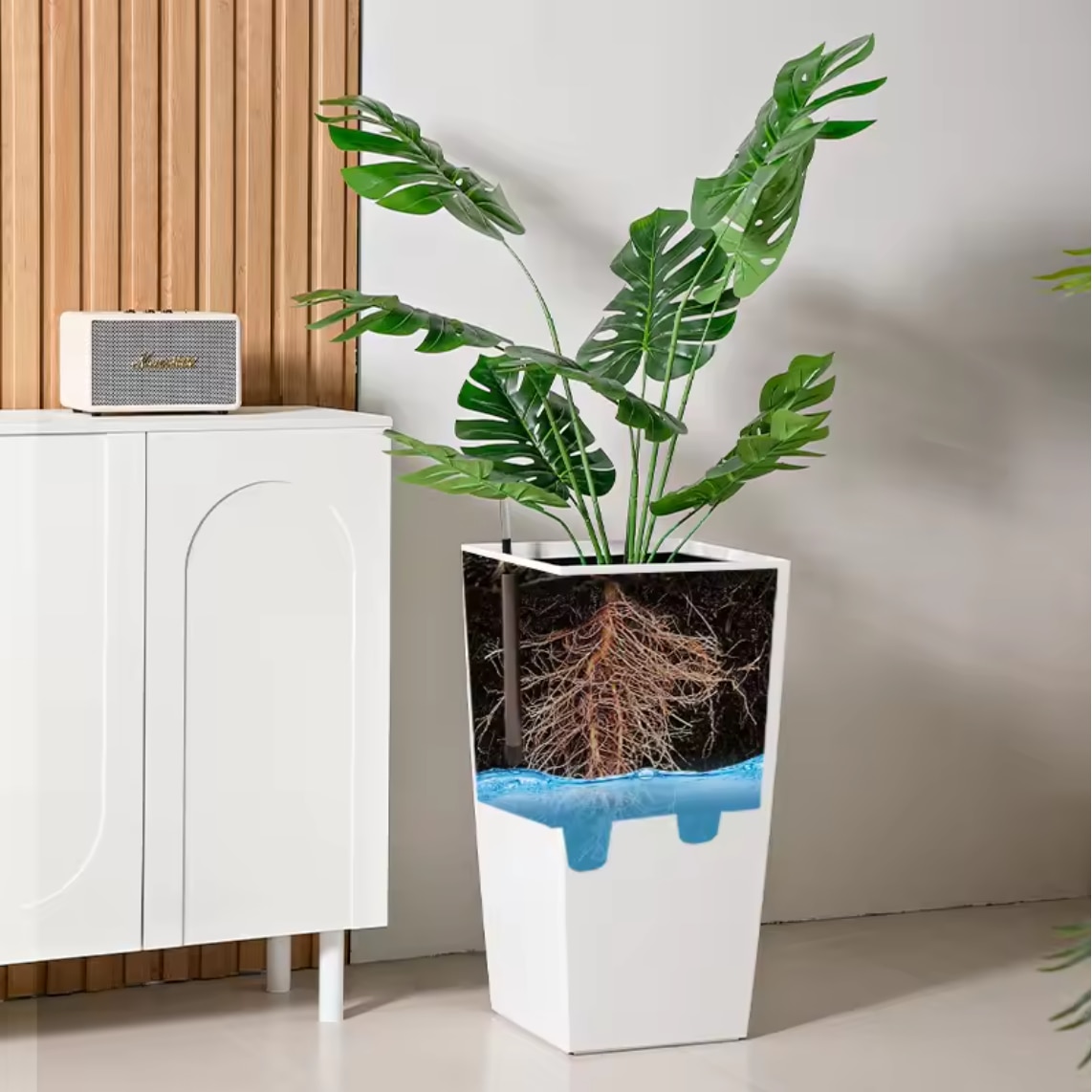 Ghiveci Inalt cu Sistem de Auto-Udare, pentru Interior si Exterior, 75 ...