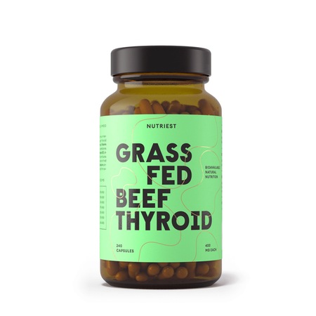 Grass fed Beef THYROID – supliment alimentar 240cps - eMAG.ro