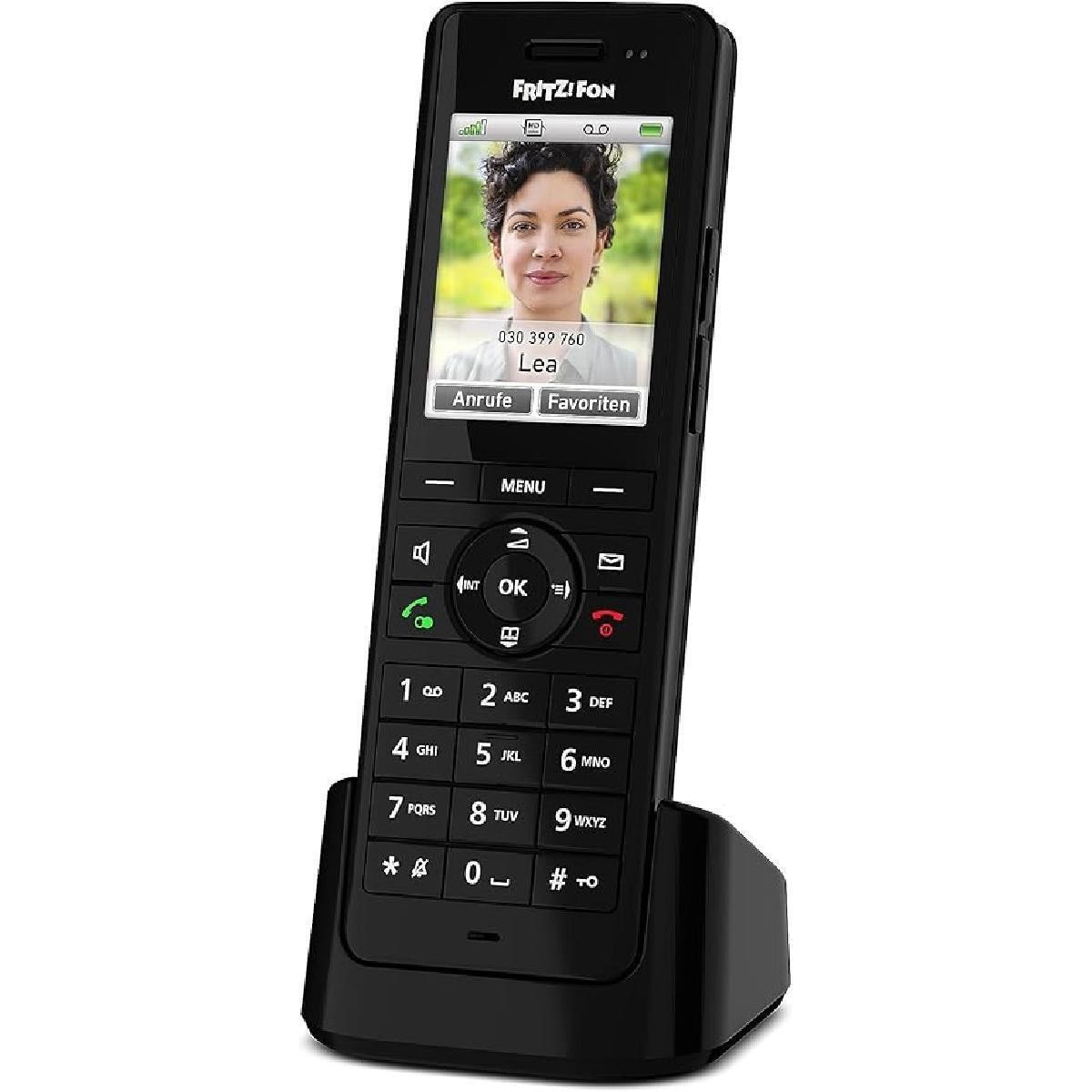 Telefon DECT AVM FRITZ!Fon IP Phone Wireless X6 Negru - eMAG.ro