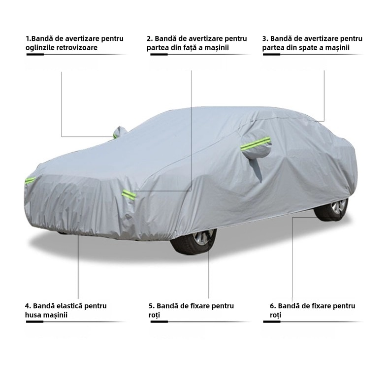 Husa Auto Completa Impermeabila, Protectie UV, Anti-Praf, Anti-Ploaie ...