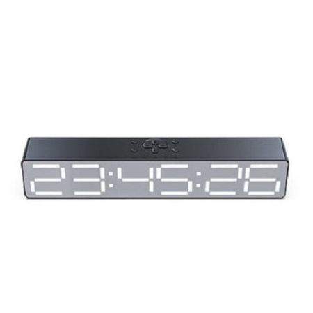 Boxa portabila Andowl QYXB133, cu ceas, alarma, SD card slot, bluetooth, negru - eMAG.ro