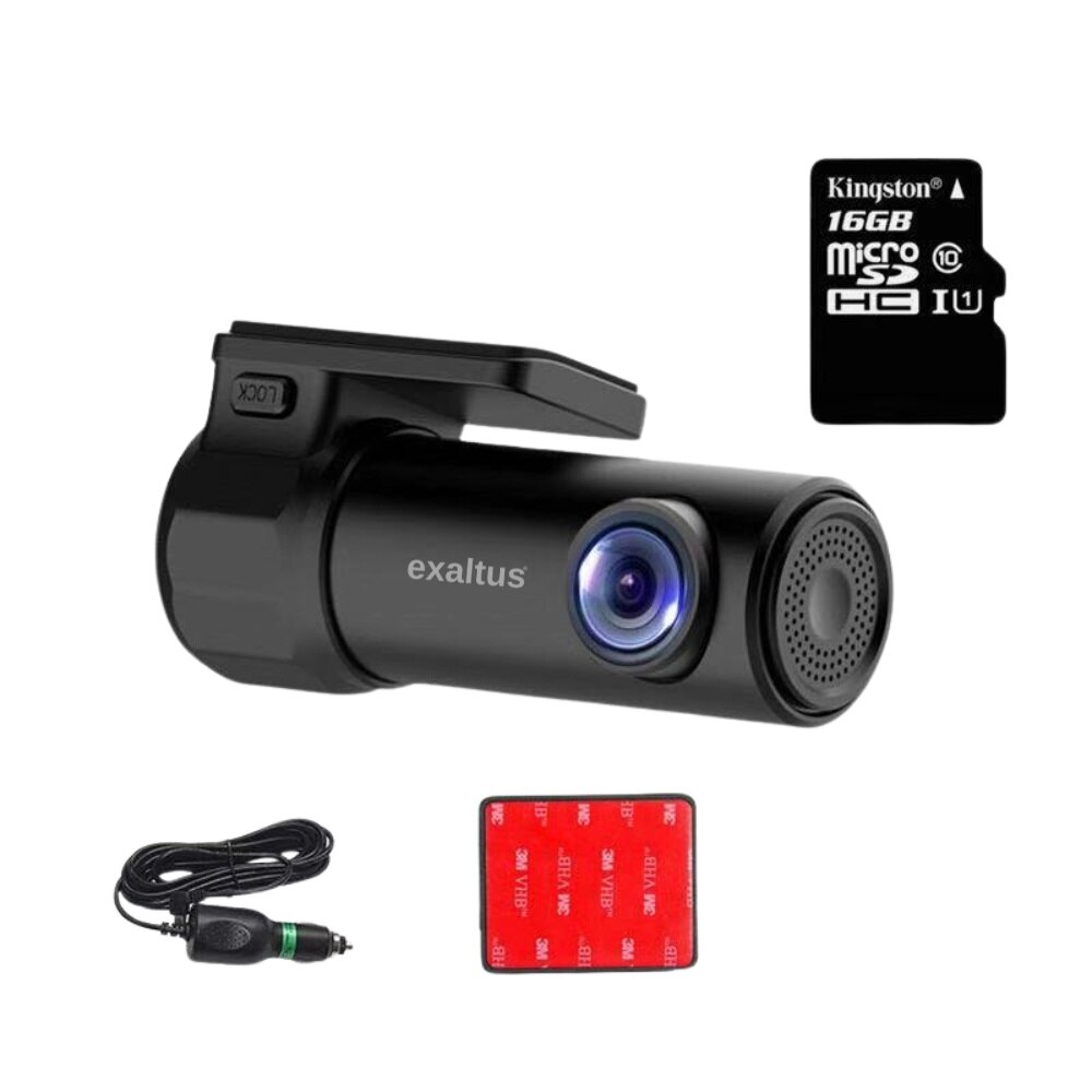 Camera Auto Spion Premium, Exaltus®, Microfon ascuns incorporat, FULL ...