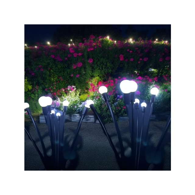 Set 2 Lampi solare de gradina TNS®, IP65 waterproof, Efect de lumina ...