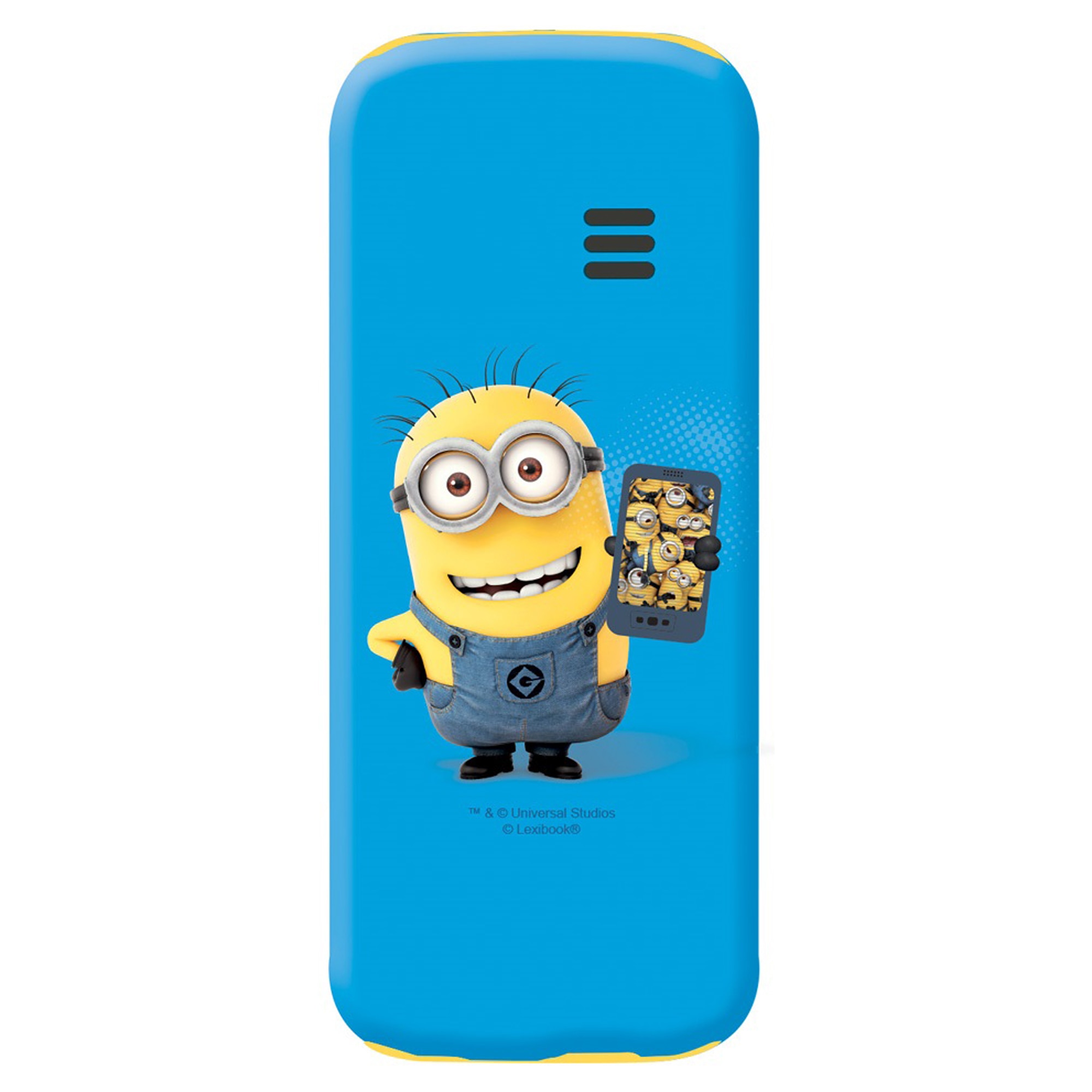 Telefon mobil pentru copii, Lexibook, Minions, 2G, Dual SIM, Lanterna ...