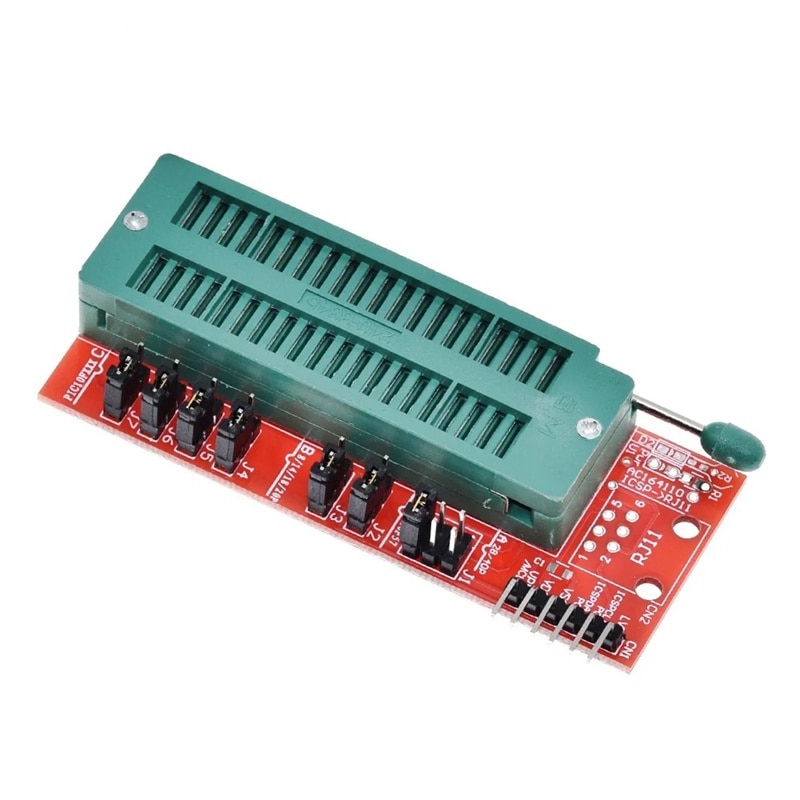 Set programator PICKIT 3 cu cablu USB si dupont pentru microcontrolere ...