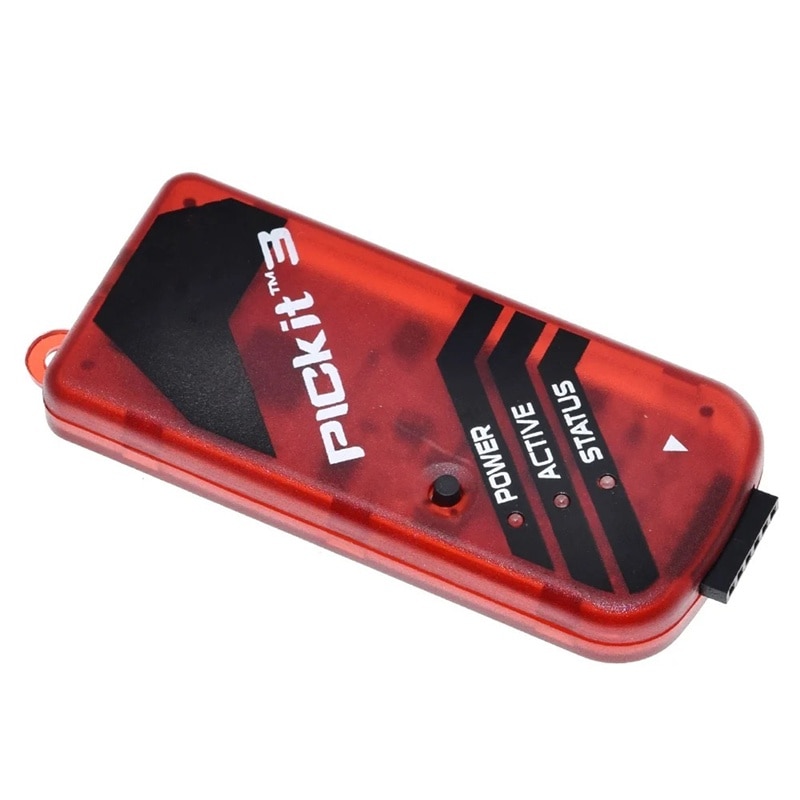 Set programator PICKIT 3 cu cablu USB si dupont pentru microcontrolere ...