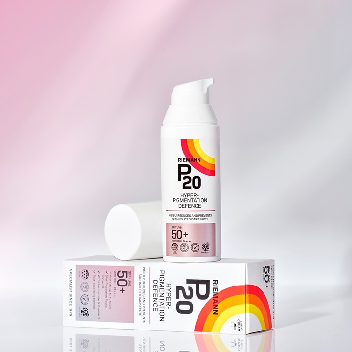 Crema de fata cu protectie solara SPF 50+ Riemann P20 Hyperpigmentation ...