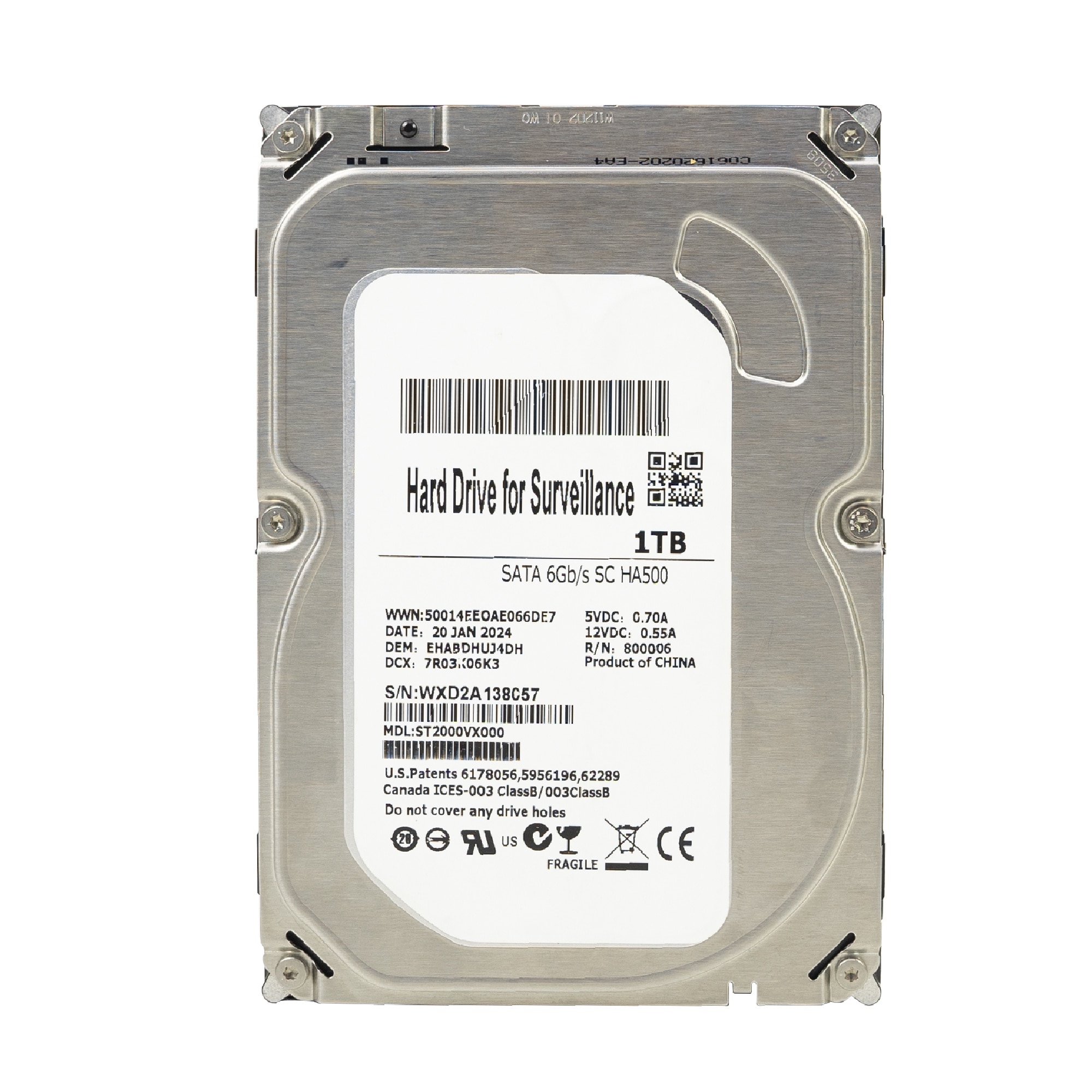 Hard Disk intern PNI SafeHouse 1TB CCTV, pentru sisteme de supraveghere ...