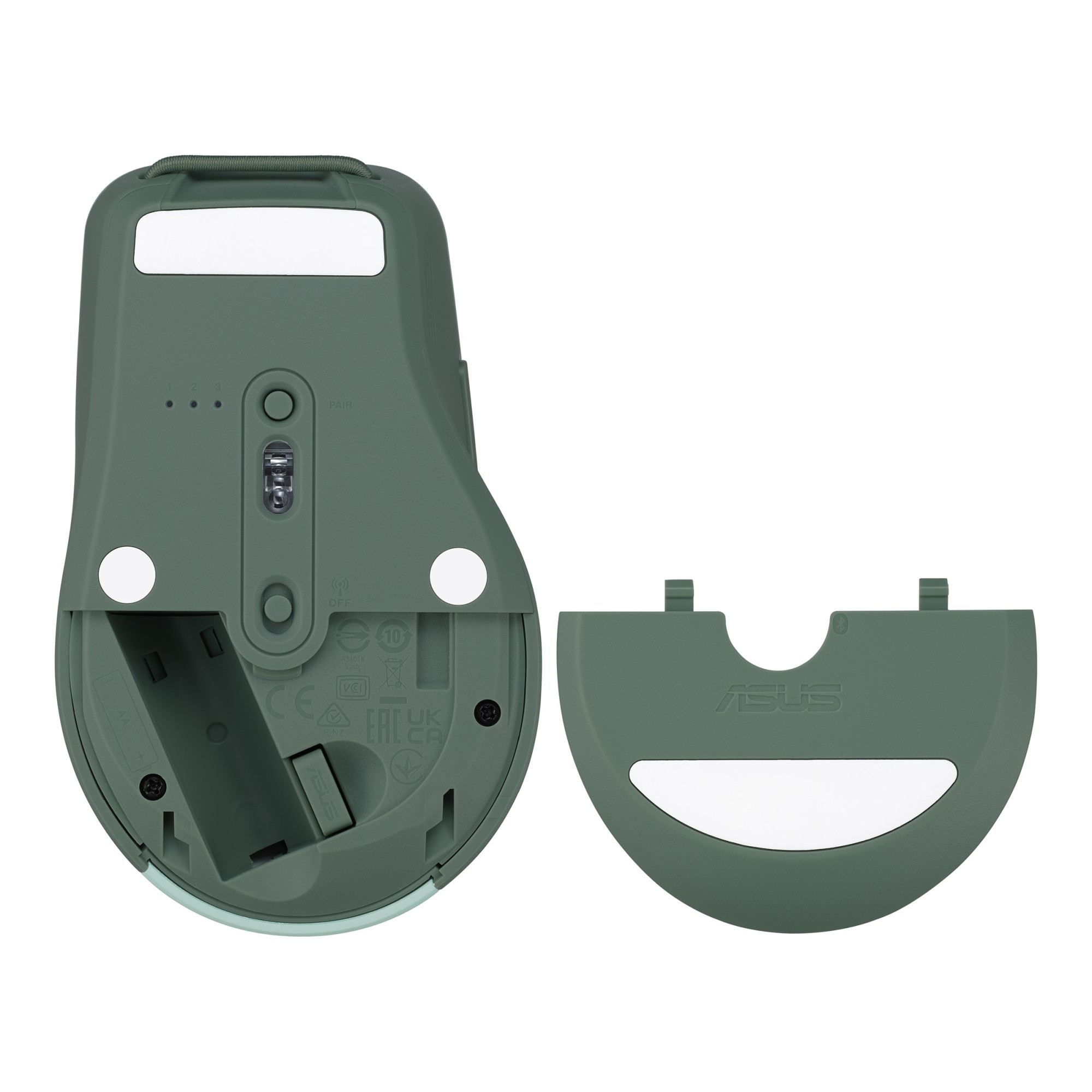 Mouse Wireless ASUS MD200 Silent Plus, Verde - eMAG.ro