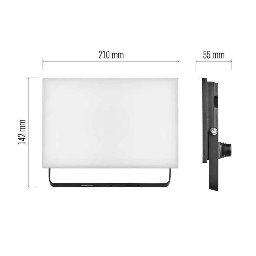 Proiector LED Emos Tambo, 51W, 4300 lm, temperatura lumina neutra ...