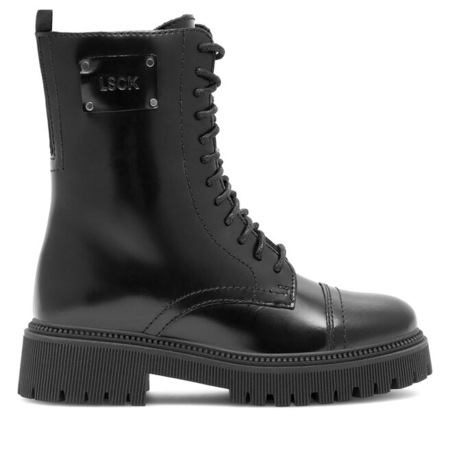 Botine dama, Lasocki, 590558817087739, Piele naturala, 39 EU, Negru ...