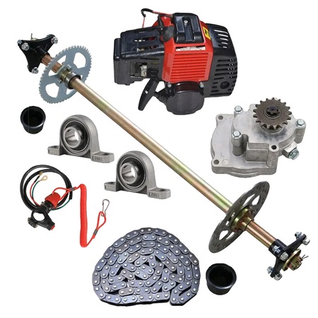 Kit Complet Ax Spate pentru Go Kart/ATV/Quad, 740x22mm, Disc Frana ...