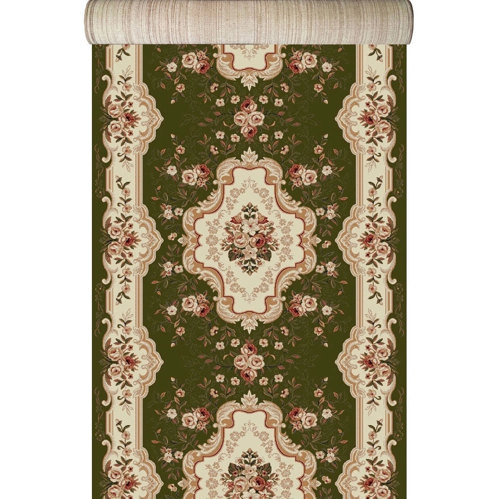 Traversa Clasica, Home Vista, Lotos 570, Verde, 100x100 cm - eMAG.ro