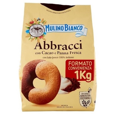 Biscuiti cu cacao si smantana Abbracci Mulino Bianco - Editie speciala ...
