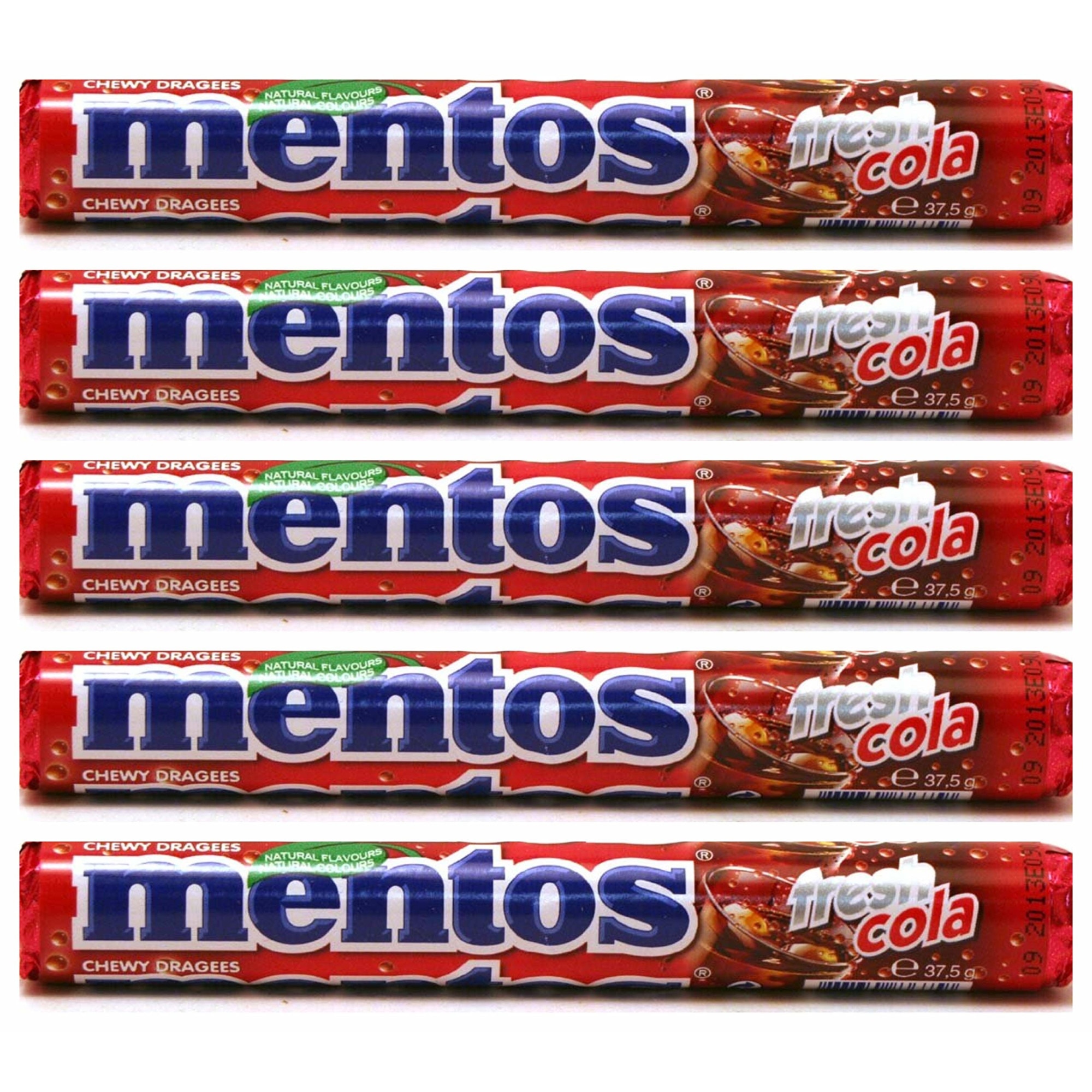 Mentos Fresh Cola 5 x 37.5g, Drajeuri Gumate - eMAG.ro