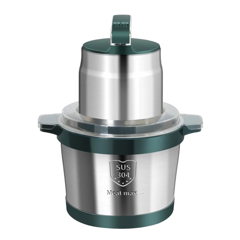 Tocator electric pentru carne/legume/fructe, 1000W, 6L, inox, 22x34cm ...
