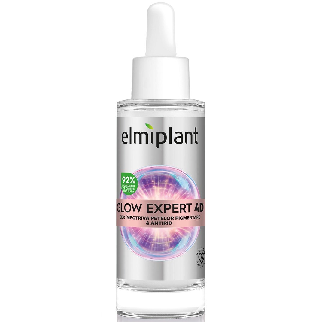 Ser pentru fata Elmiplant Glow Expert 4D impotriva petelor pigmentare ...