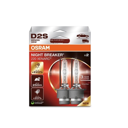 Bec Xenarc Osram D2S Night Breaker 220 85V 35W Duo Box - eMAG.ro
