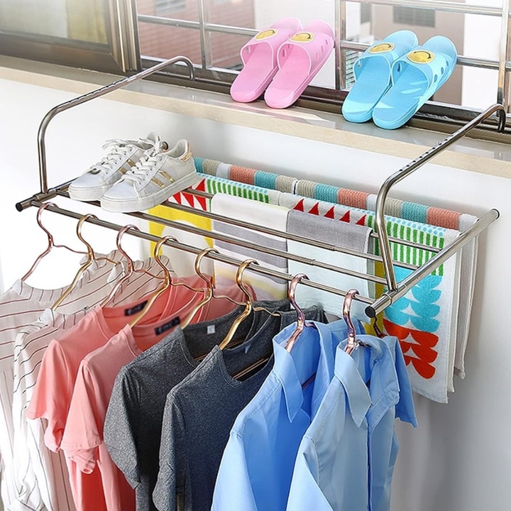 Uscator pentru rufe, fabricat din inox, de inalta rezistenta Barste ...