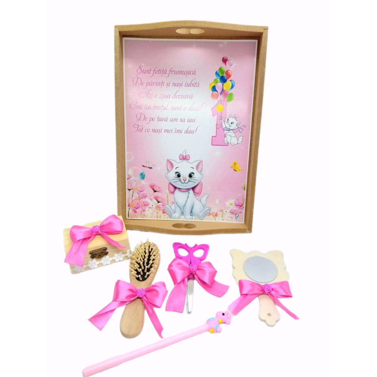 Set mot/turta personalizat pisica - eMAG.ro