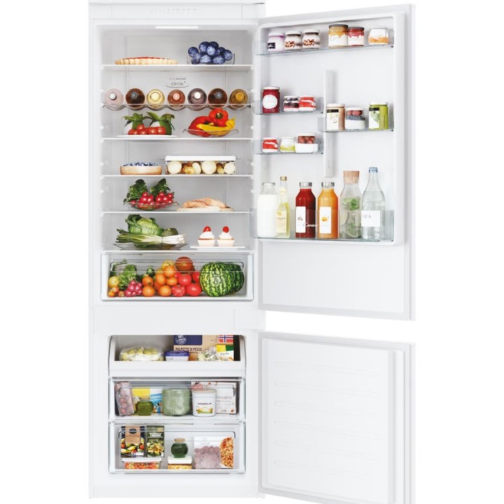 Combina frigorifica incorporabila Candy Fresco CBT7719EW 364 l, No ...