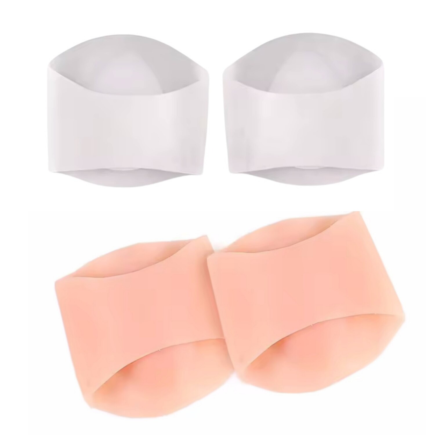 Set 4 Talonete ortopedice din silicon cu suport din gel pentru fasceita ...