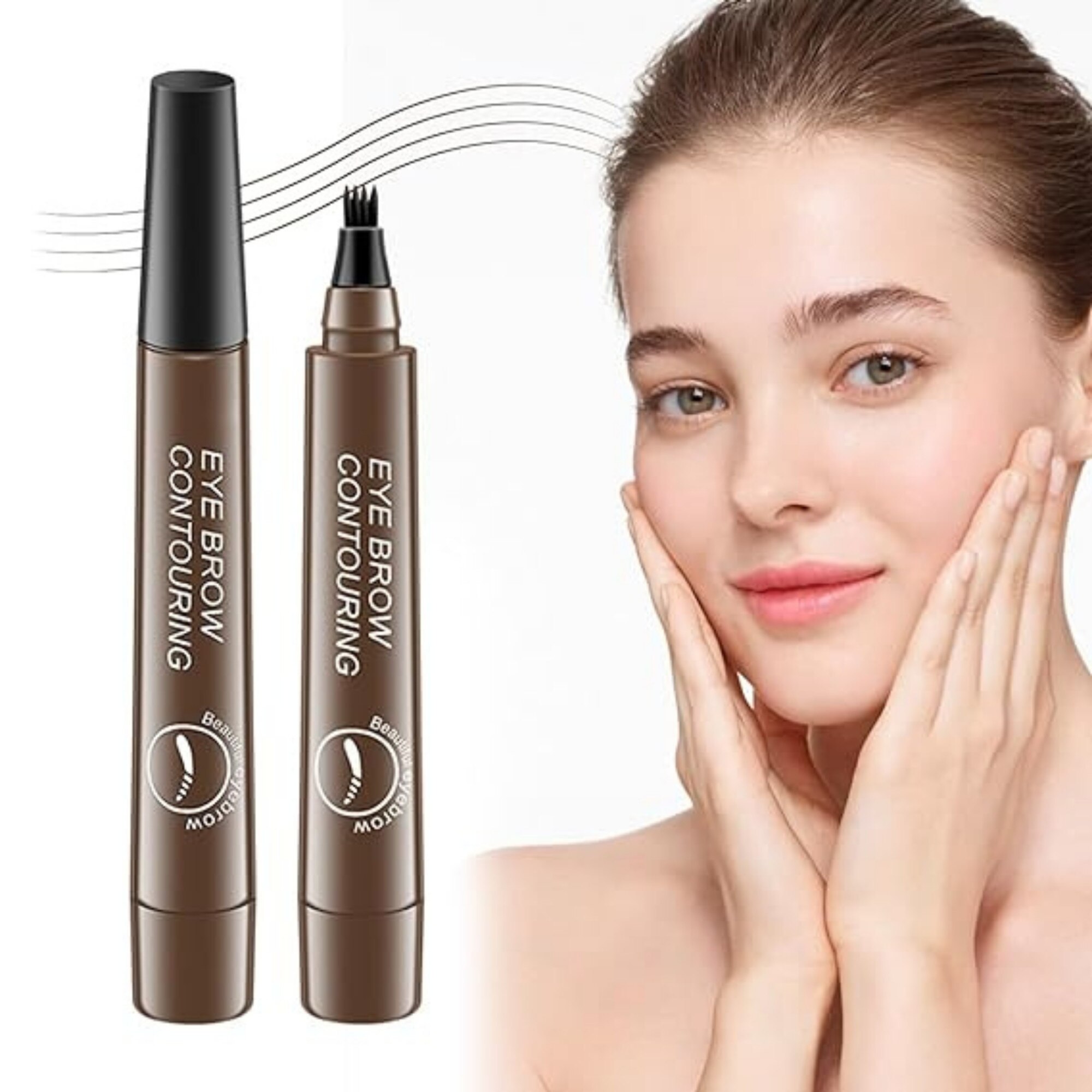 Creion de Sprancene Magic cu 4 Varfuri Precise, Waterproof ...