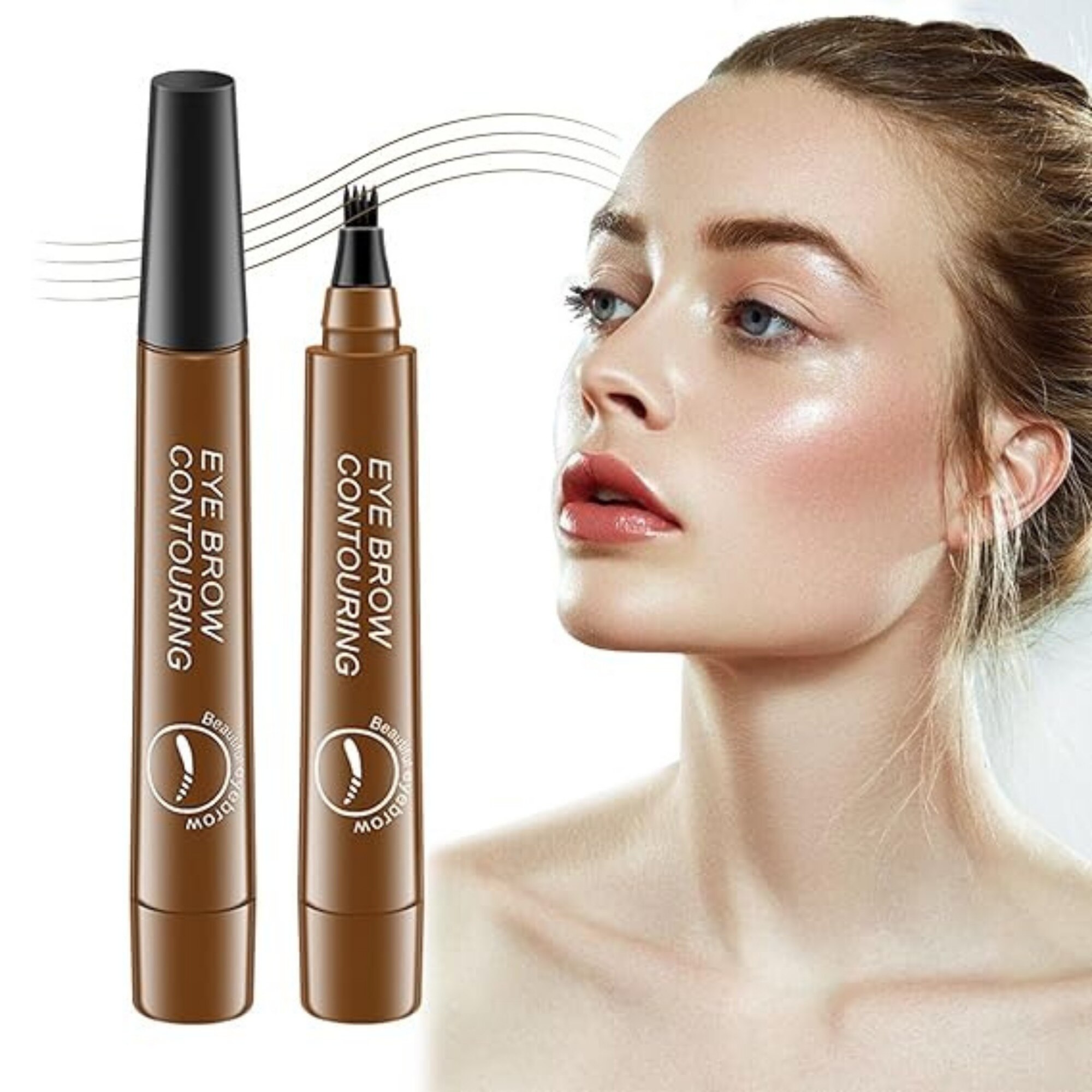 Creion de Sprancene Magic cu 4 Varfuri Precise, Waterproof ...