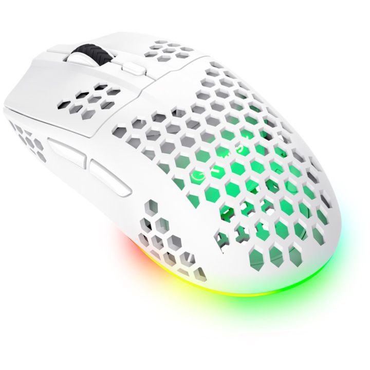 Mouse Gaming Wireless Trust GXT929W HELOX, DPI reglabil (800-4800), Alb ...