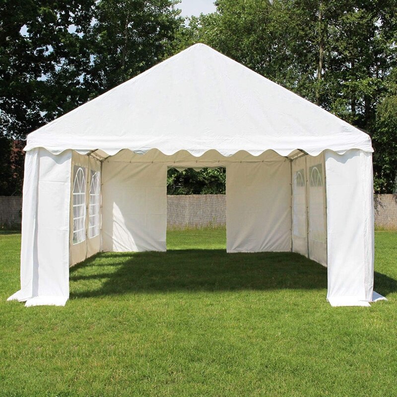 Cort evenimente Proficort, model Basic, PVC, alb, 5 x 10 m - eMAG.ro