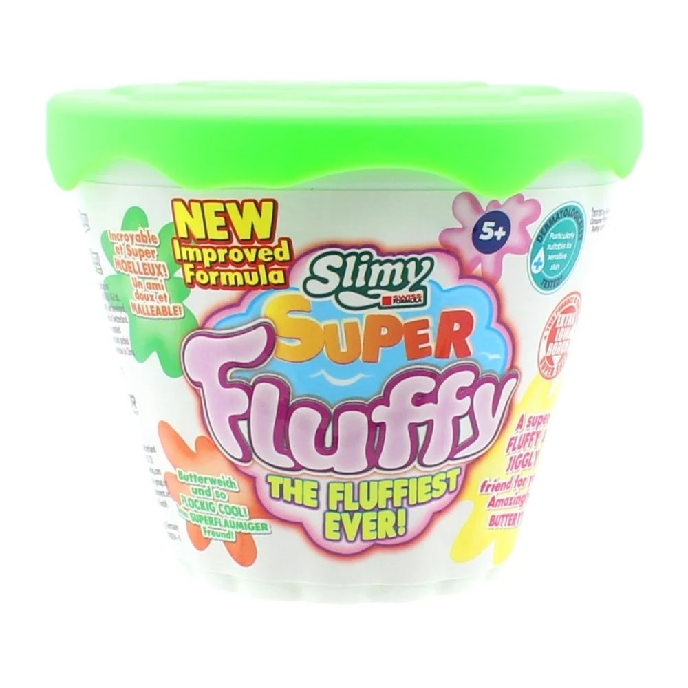 Slime Super Fluffy, Slimy, zöld, 80 g, +5 év - eMAG.hu